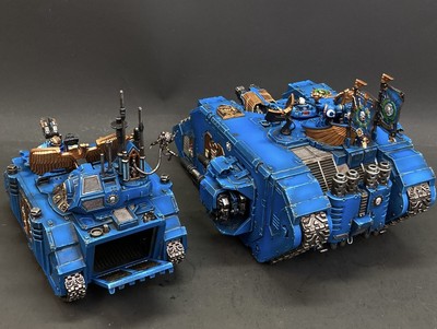 Warhammer 40K Hq Command Tanks Sprue Ultramarines Presale Painted ...