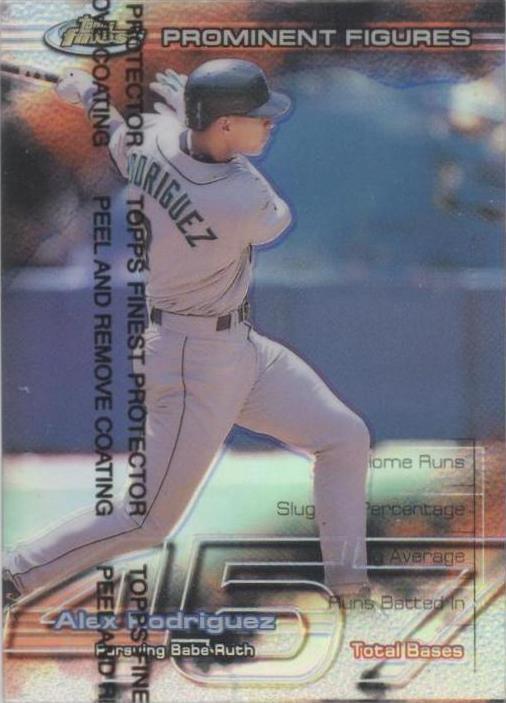 1999 Topps Finest - Prominent Figures Alex Rodriguez #PF50 /457 for ...