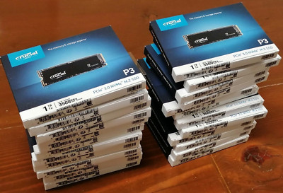 Lot Of 24 BOX ONLY Crucial P3 1TB PCIe M.2 2280 SSD Boxes | eBay