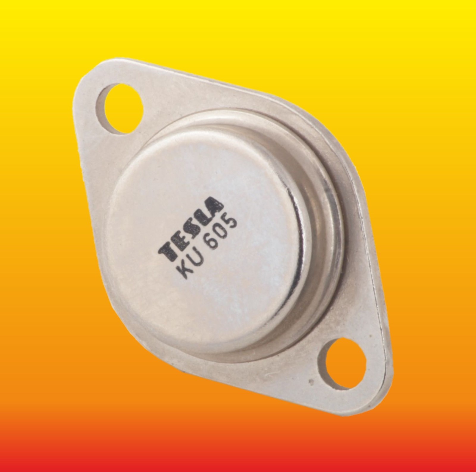 KU605 TESLA SILICON NPN TRANSISTOR 50 W 10 A ~ 2N5264 2SC1116A 2SD1094 ...