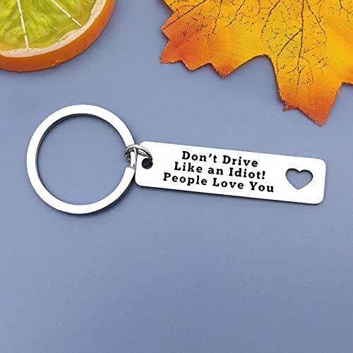 Drive Safe Keychain New Driver Keychain Sweet Sixteen Gift Keyring Teen ...