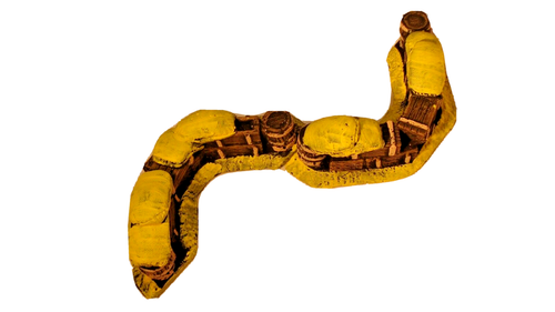 sandbags Boxes Resin 1.32 Painted Rourke' drift Redoubt T5 Zulu War ...