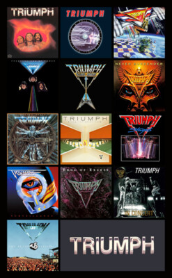 TRIUMPH album discography magnet (3.75" x 4.75" magnet) | eBay