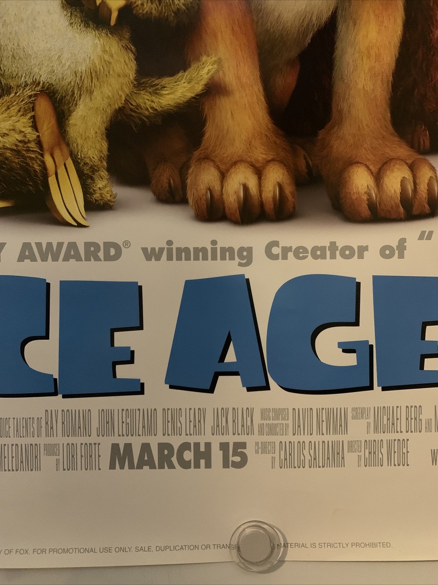 Filmposter Van Ice Age 1