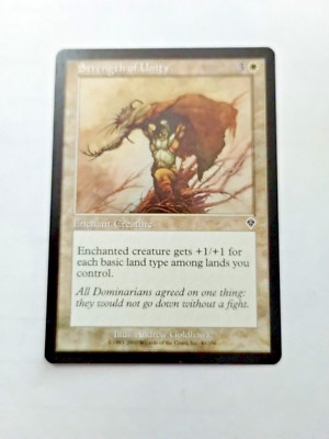 MTG Strength of Unity Invasion 40/350 Regular Common - Uncirculated | eBay