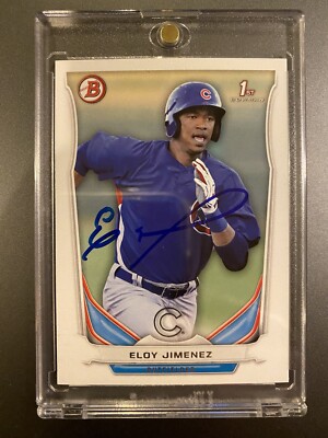 2014 BOWMAN #TP33 ELOY JIMENEZ 1st BOWMAN ROOKIE AUTOGRAPH SIGNED | eBay