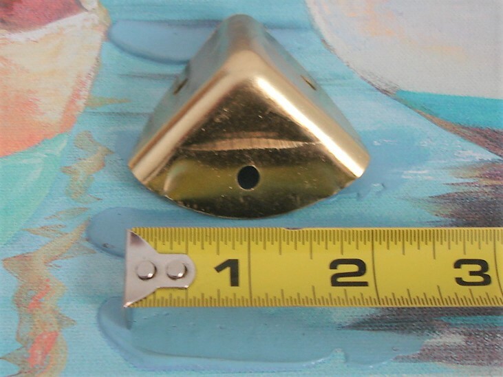 Heavy Duty 4 Metal Corners Replacement for Luggage Trunk Briefcase ...