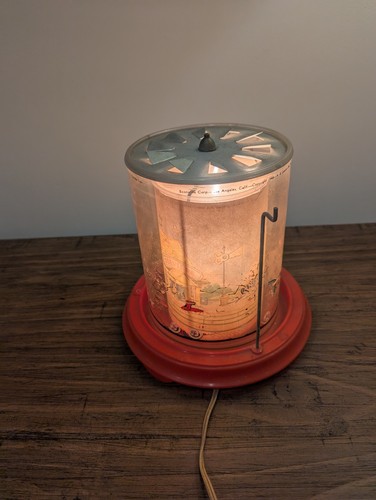 Vintage 1948 Econolite Carousel Motion Lamp Totville Train Light Lamp ...
