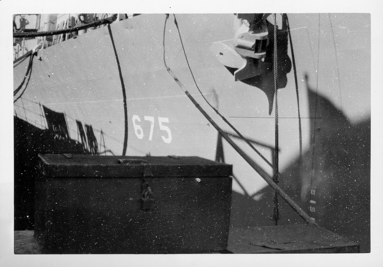 1945 USS Navy USS Lewis Hancock DD-675 sailor's Photo #1 of ship at ...