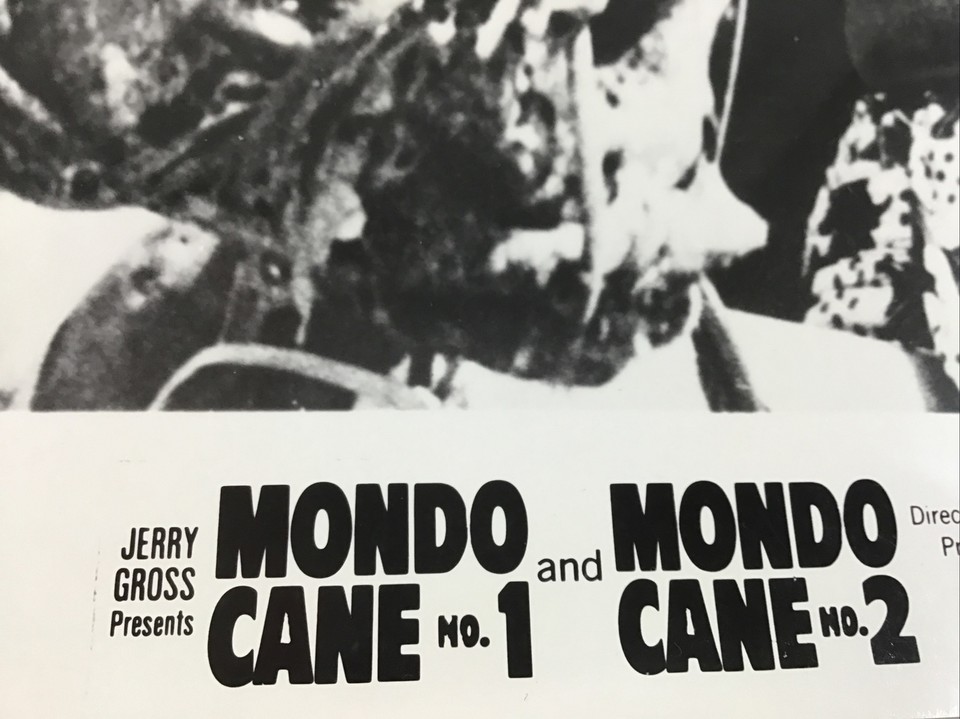Mondo Cane No. 1 and Mondo Cane No. 2 B/W Movie Still Photograph 1970 ...