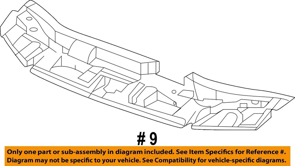 GM OEM 17-23 Express 2500 Radiator Support Radiator Support-Air Baffle ...