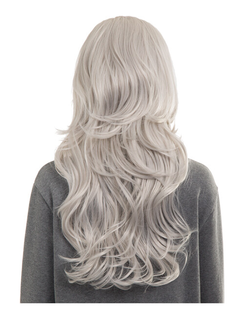 Koko Wig Wavy Half Head 3/4 Wig 28" Long Layered Hair Thick Natural ...