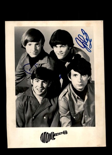 Davy Jones Micy Dolenz JSA Coa Signed 8x10 Photo Autograph The Monkees ...