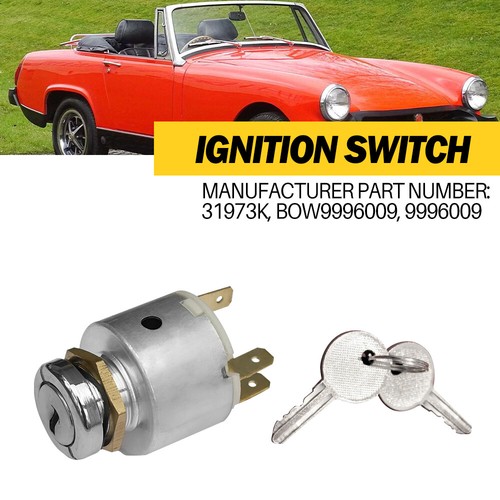 Ignition Switch 3 Position W/ Keys 13H337 Fits For Midget 1970 Morris ...