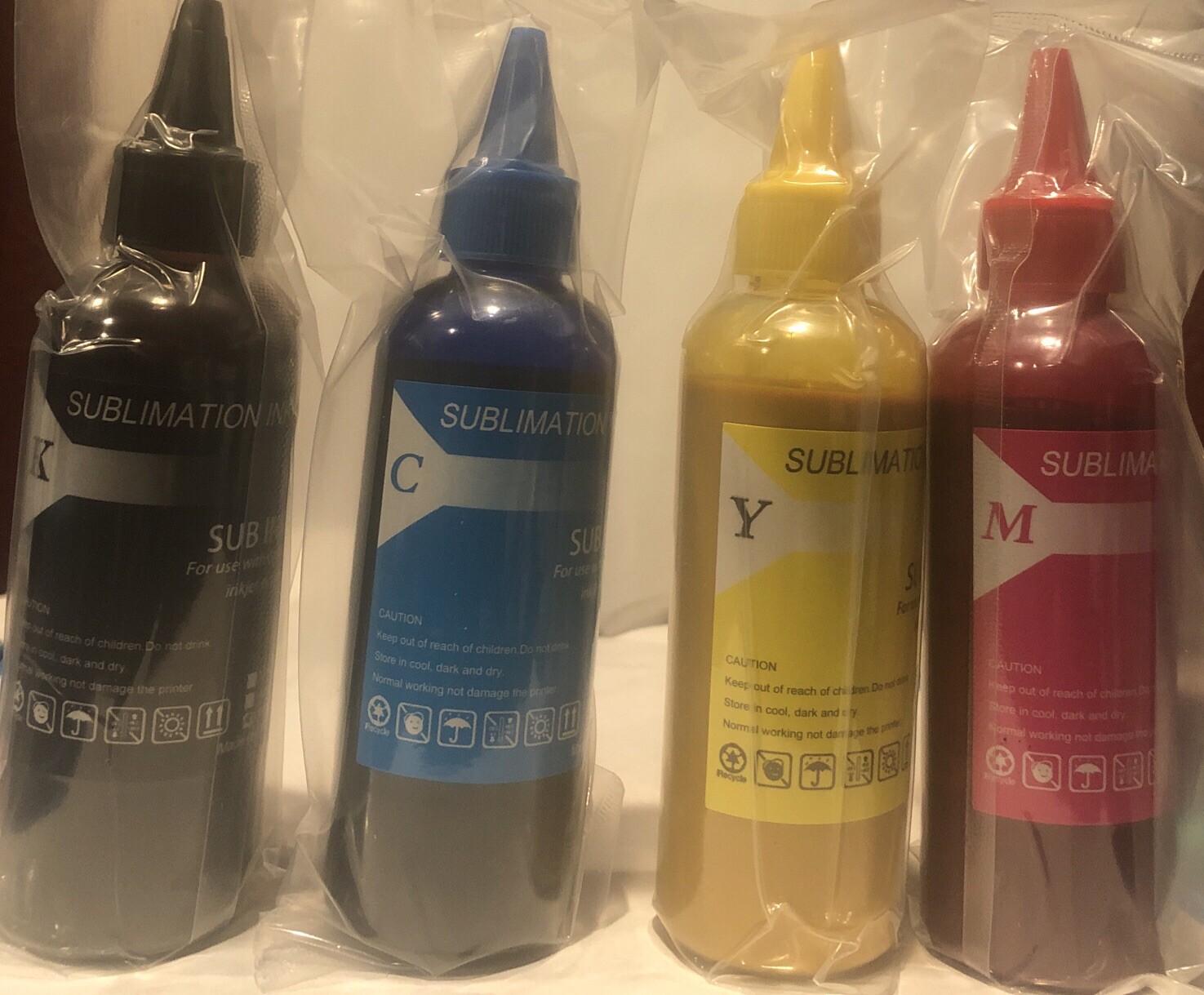 Topcolor Sublimation Ink Refilled Bottles Ink for Epson C88 C88+ WF7710 ...