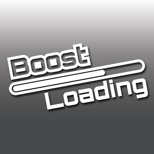 Funny Boost Loading Car, Van Window/Bumper JDM, Euro DUB Vinyl Decal ...