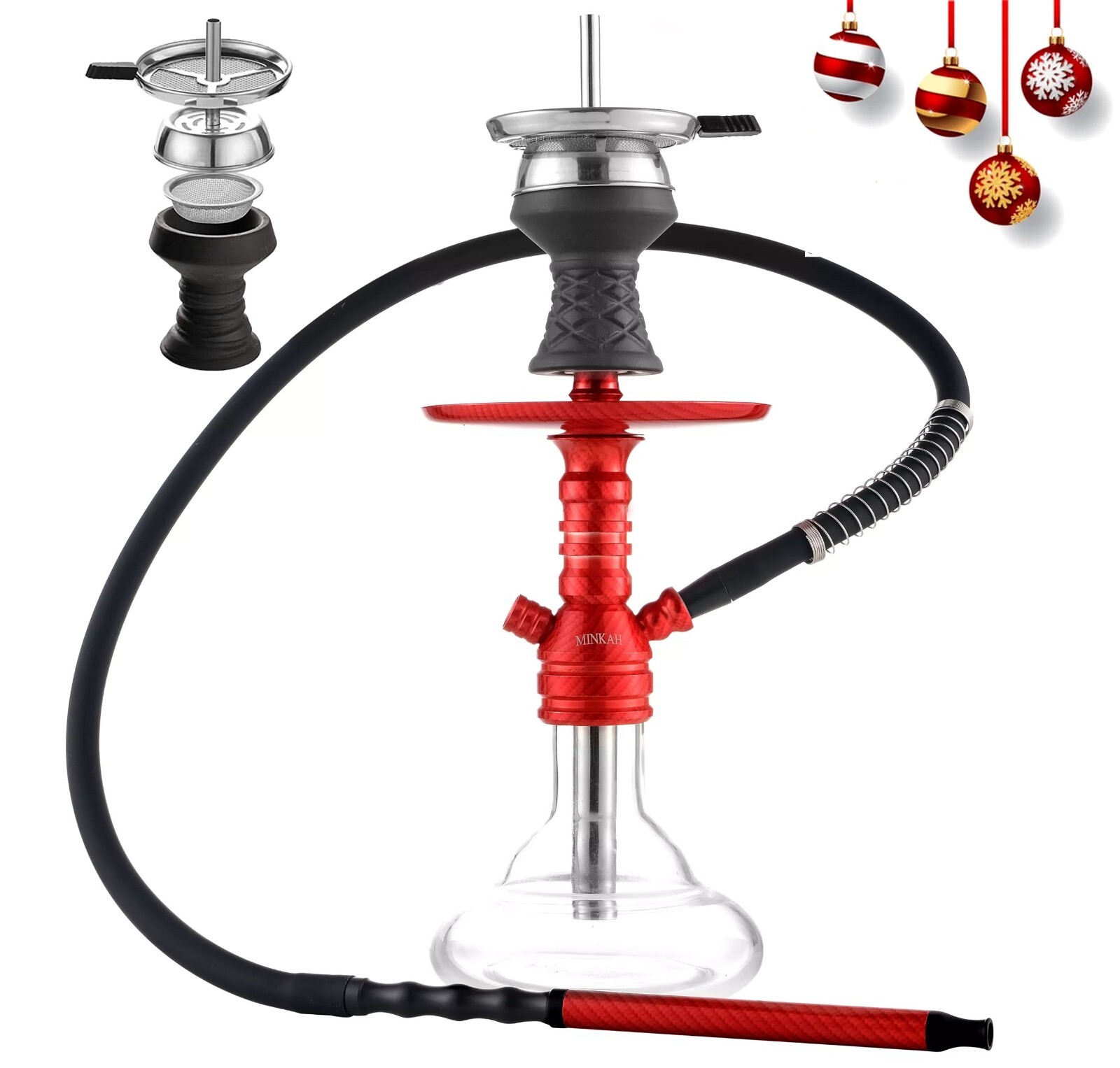 Modern Luxury European Style Click Technology 1 Hose 12" Hookah ...