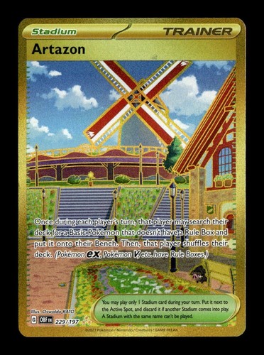 Pokémon TCG - Artazon - 229/197 - SV03: Obsidian Flames - Near Mint | eBay