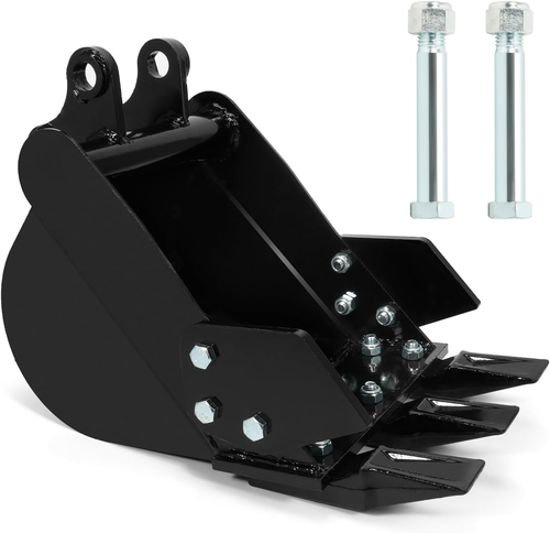 300Mm/11.8'' Mini Excavator Bucket, Excavator Trench Buckets Fit for 1. ...