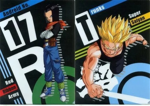 Clear File Super Saiyan Trunks/Android No. 17 A4 Collection Set Of 2 ...