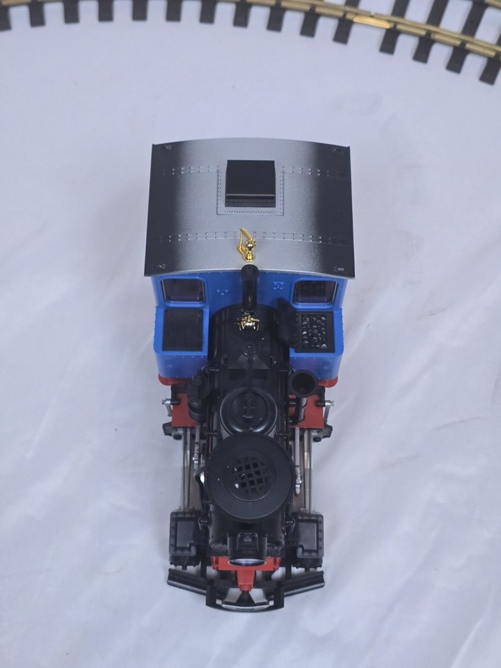 RARE LGB 72435 Blue 0-4-0 Mannesmann G Gauge Scale Smoke Sound Starter ...