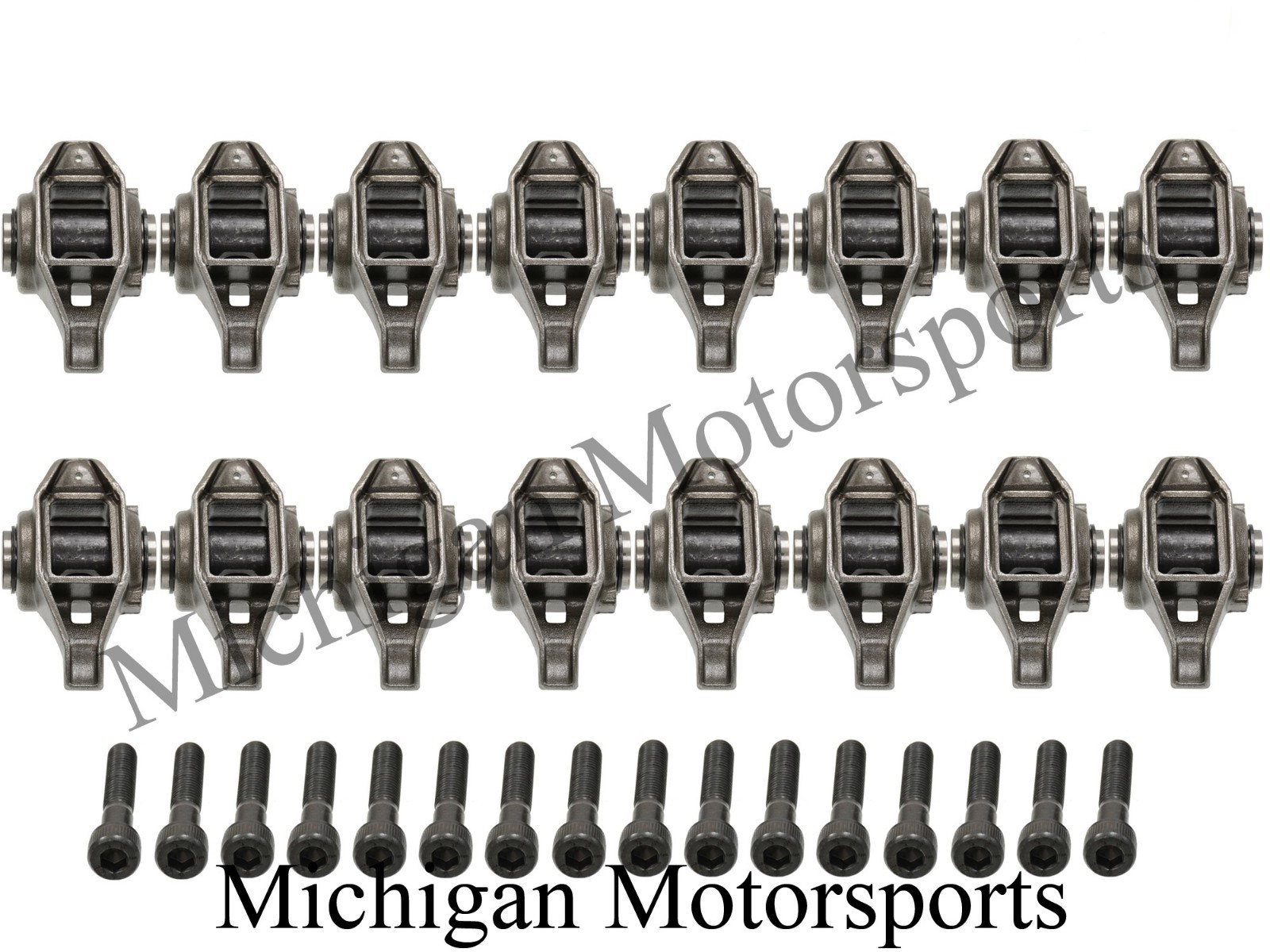 LS1 Rocker Arms WITH Trunion Kit Installed - 4.8 5.3 5.7 6.0 Rockers ...