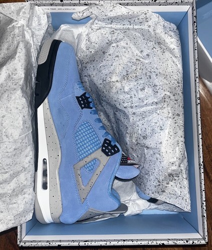 Jordan 4 Retro University Blue [UNC] (CT8527-400) US 11 *DEADSTOCK ...
