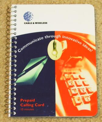 10m Promotional Spiral Bound Small Notebook (Expiration 5/31/99) Phone ...