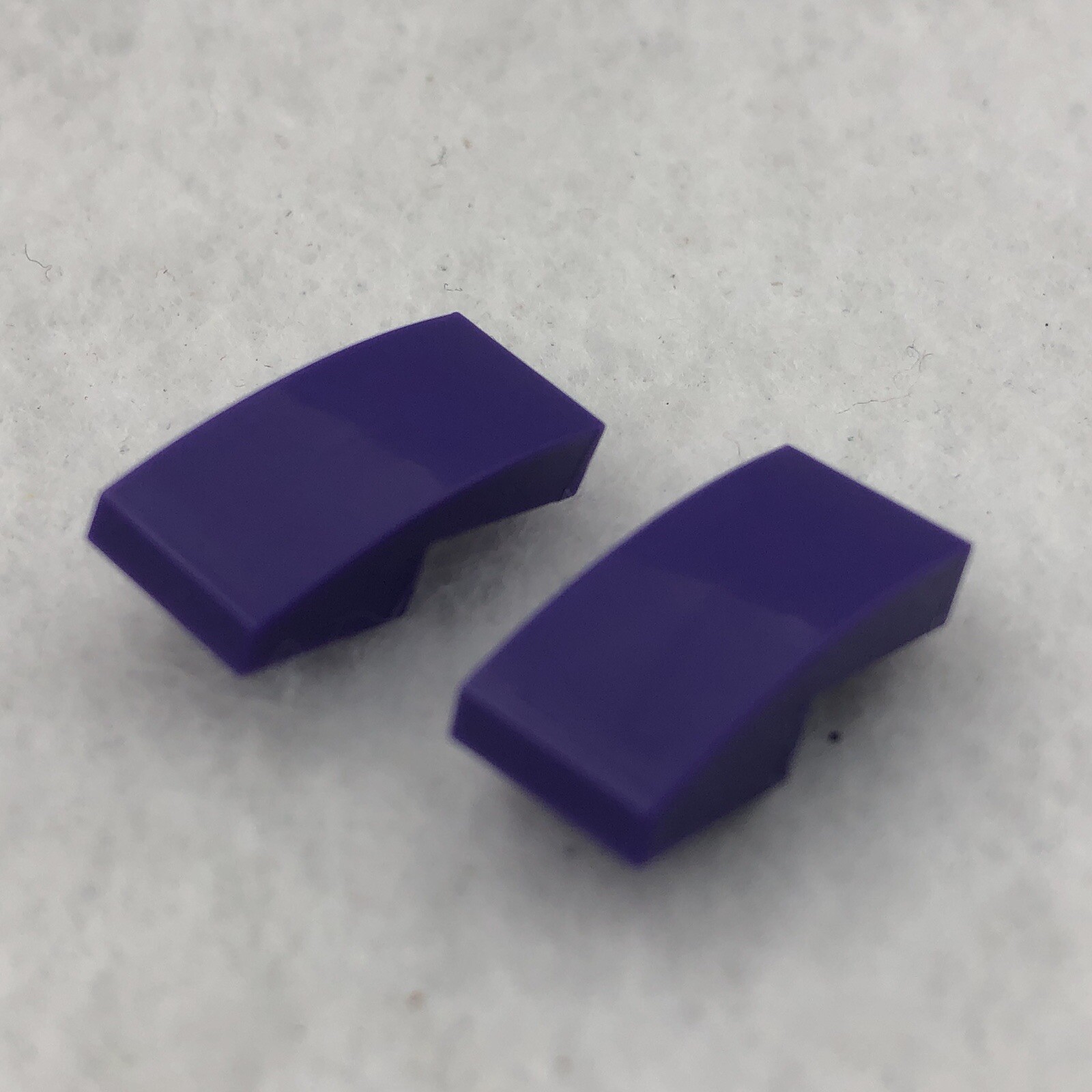 LEGO 11477 Dark Purple Slope, Curved 2 x 1 x 2/3 (x2) | eBay