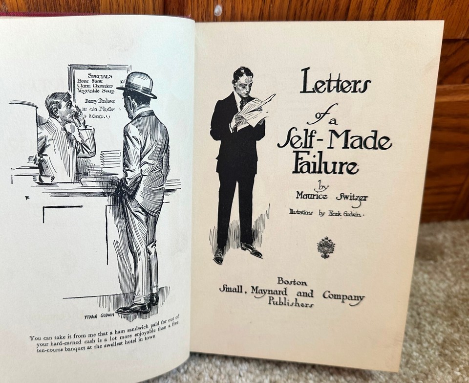 Letters of a Self-Made Failure 1914 by Maurice Switzer Vintage ...