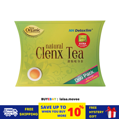 NH Detoxlim Clenx Tea for Natural Weight Loss & Detox 55 Sachets FREE ...