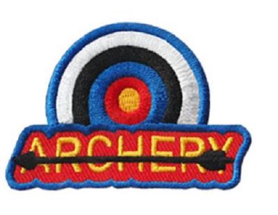 Boy Girl cub ARCHERY Target Bow Arrow Class Fun Patches Badges GUIDES ...