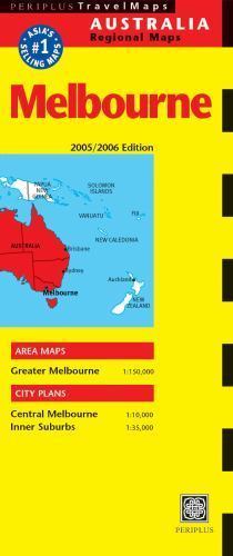 Melbourne Travel Map Second Edition by Periplus Editors (2006, Sheet Map, Folded) for sale ...