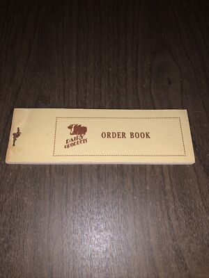 Vtg Dairy Products Order Book 1940’s Greene Iowa Farmers Co-op Creamery ...