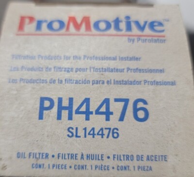 Engine Oil Filter Promotive PH4476 By Purolator L14476 Made In USA | eBay