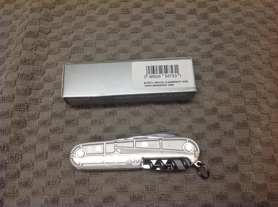VICTORINOX SPARTAN TRANSPARENT SILVERTECH 91MM | eBay