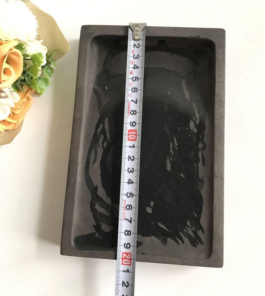 Chinese Art Suzuri Ink Stone Vintage Sumi Grinder Calligraphy Shodo ...