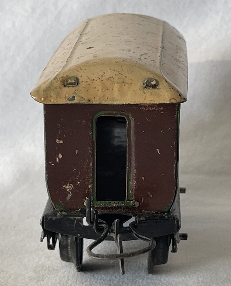 Vintage O GAUGE Hornby TINPLATE Railway Passenger Coach PULLMAN ...
