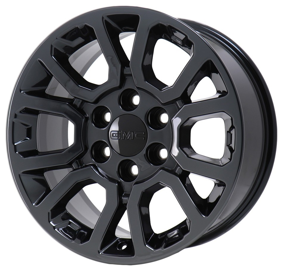 18" GMC SIERRA 1500 PVD BLACK CHROME WHEELS-C RIMS FACTORY OEM 5649 ...