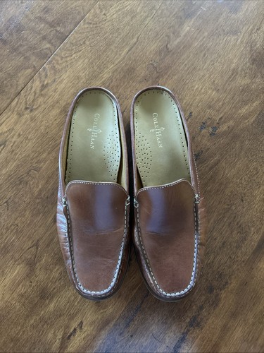 Cole Haan Genuine Hand-sewn Shoes Mules Slides Women Size 8B Brown ...