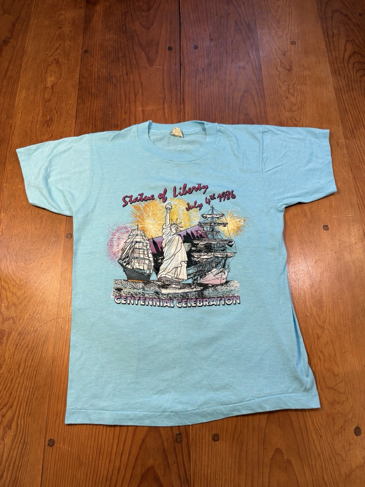 Vintage Celebration 4 July 1986 Statue Of Liberty Men… - Gem