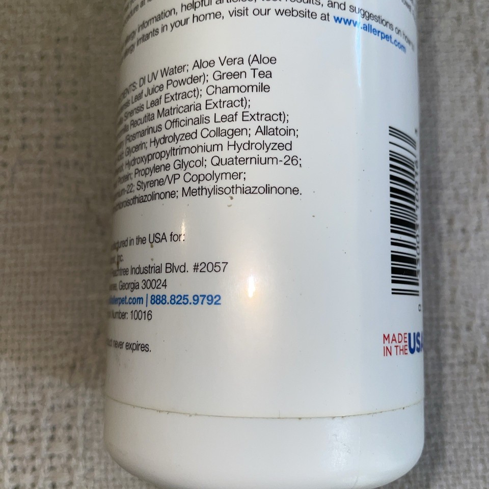 Allerpet Single Solution Allergen & Dander Remover for Pets - 16 fl oz ...