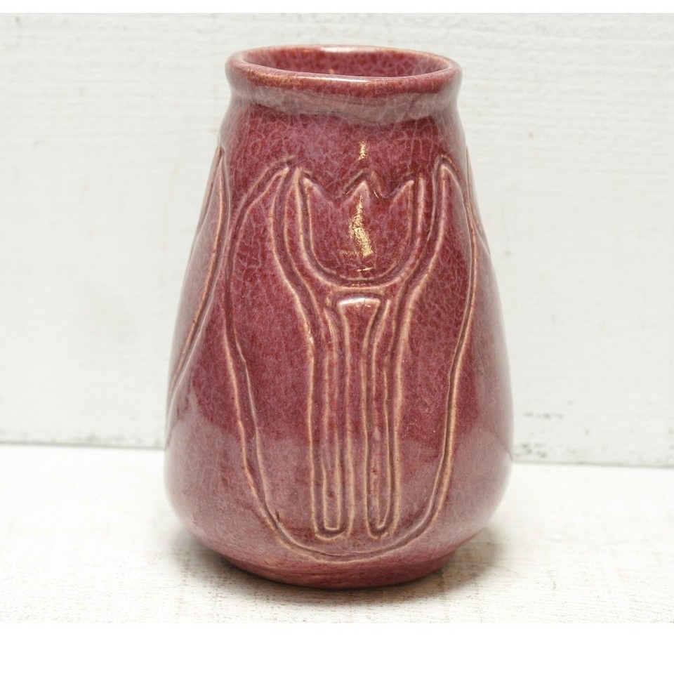 Signed Art Tulip Pottery Vase | eBay