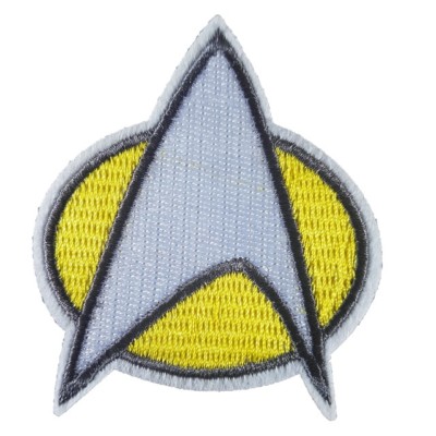 Star Trek Communicator badge Iron On Patch Sew on Embroidered New | eBay UK