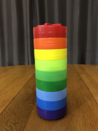 VINTAGE 1979 CHILD GUIDANCE SHAPE STACK FORM FITTING TOWER TOY ...