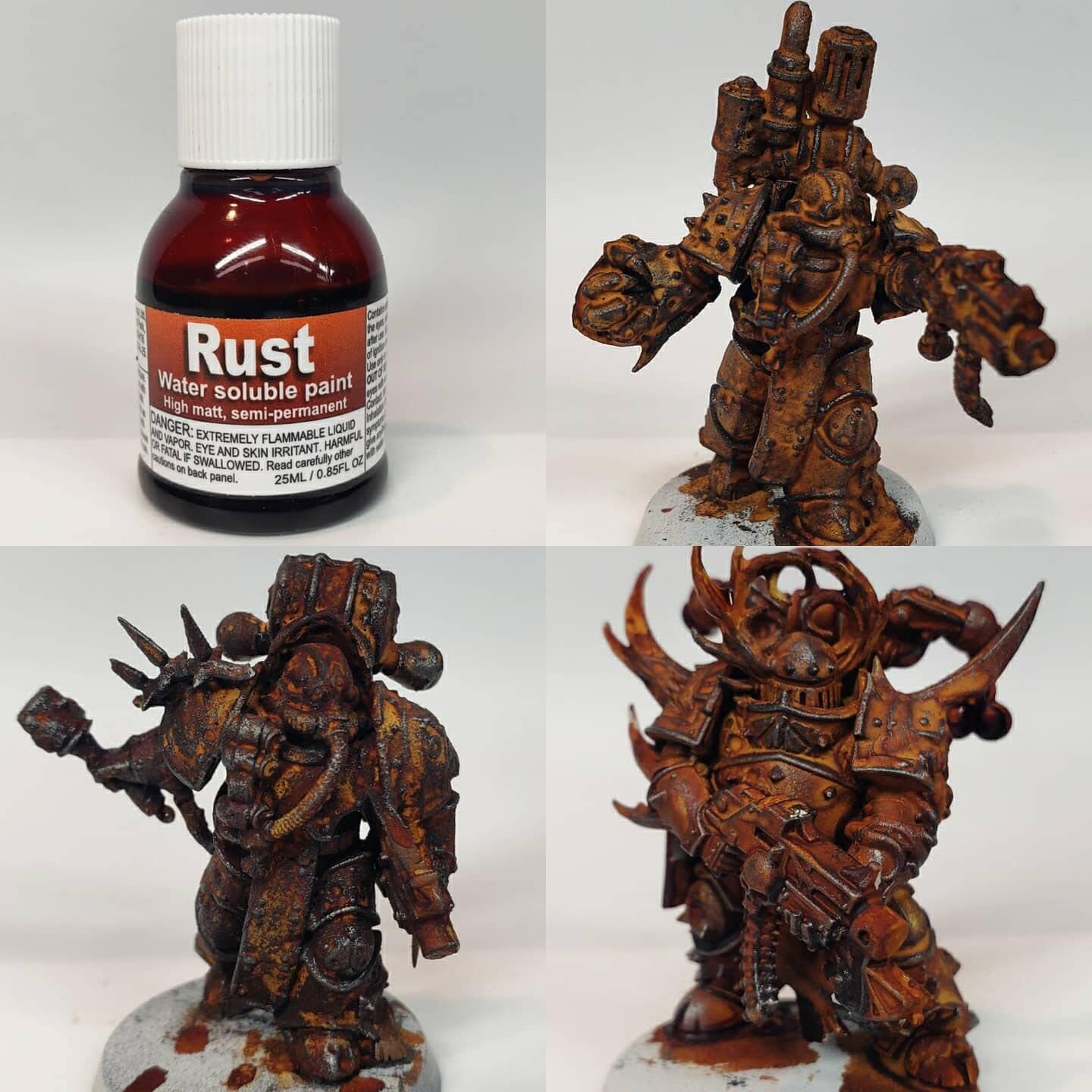 Dirty Down Rust (25ml) - Paint Effects Water-Soluble Matt Matte Paints THG | eBay