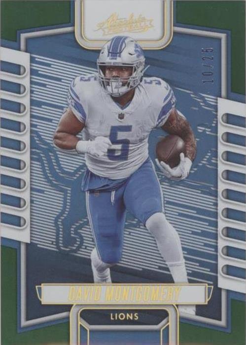 2023 Panini Absolute - David Montgomery #63 Green Spectrum /25 for sale ...