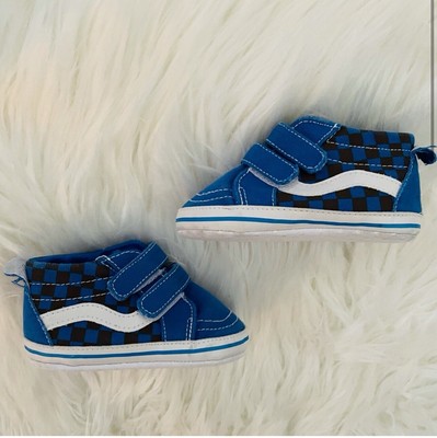 Baby Boy Checkered Crib Shoes | eBay