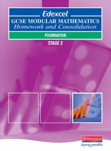 Edexcel GCSE Modular Maths Homework & Consolidation Foundation S | eBay