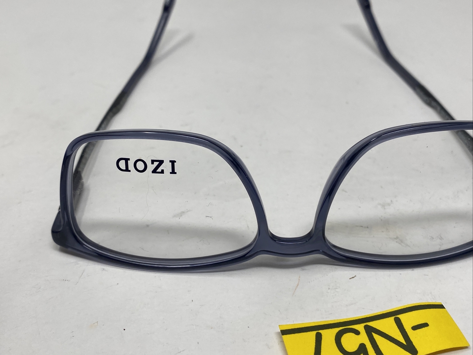 IZOD EYEWEAR IZ 2100 BLUE CRYSTAL CARBON FIBER 54/17/145 EYEGLASSES ...